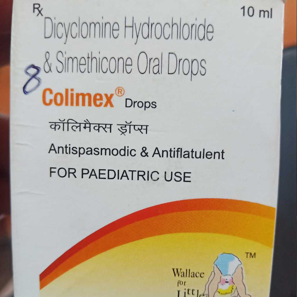 Hi my baby is 8m old now... i am giving colimex drops to baby when he ...