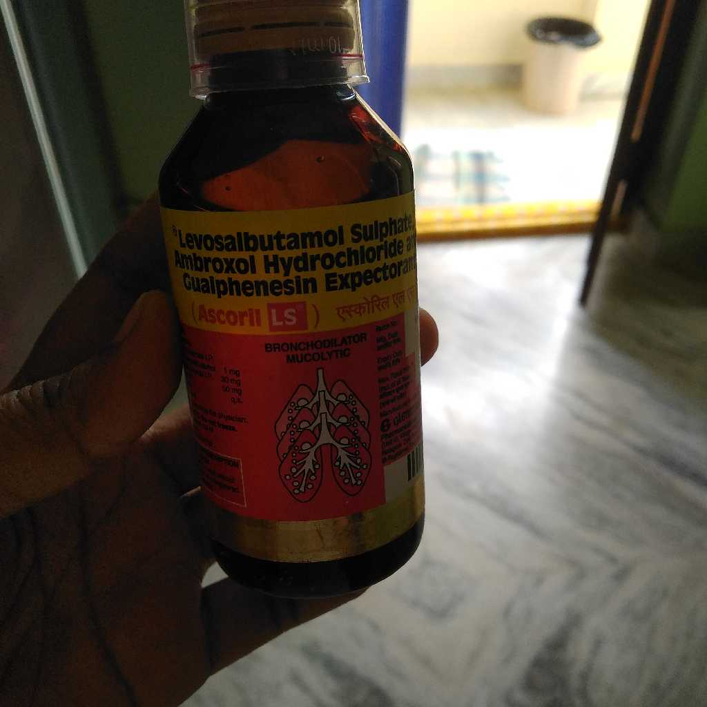 hello doctor my baby 11mnths old he had cough I can use ascoril ls ...
